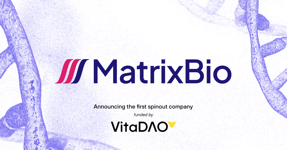 Announcing the first spinout company funded by VitaDAO | VitaDAO